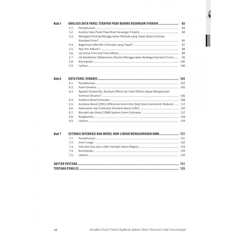 Analisis Data Panel Aplikasi Dalam Riset Ekonomi dan Keuangan